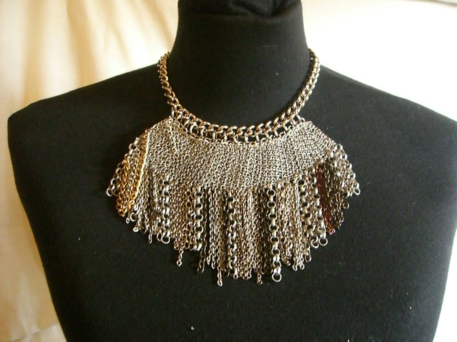Collar con multiples cadenas - Información y Tutoriales De Joyería
