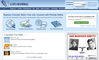 most and popular: Blogg hostings 14. LiveJournal