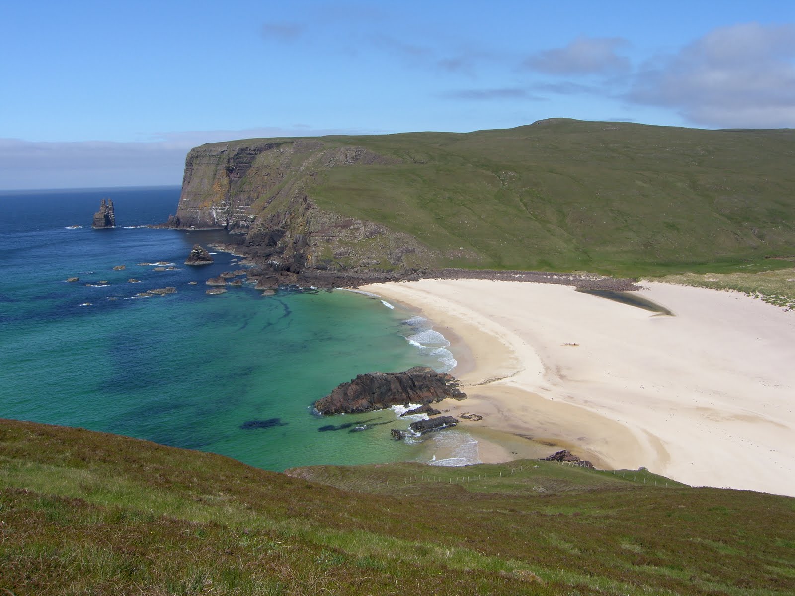 Walk and Hike in Scotland: Kearvaig Beach Cape Wrath Sutherland Scotland