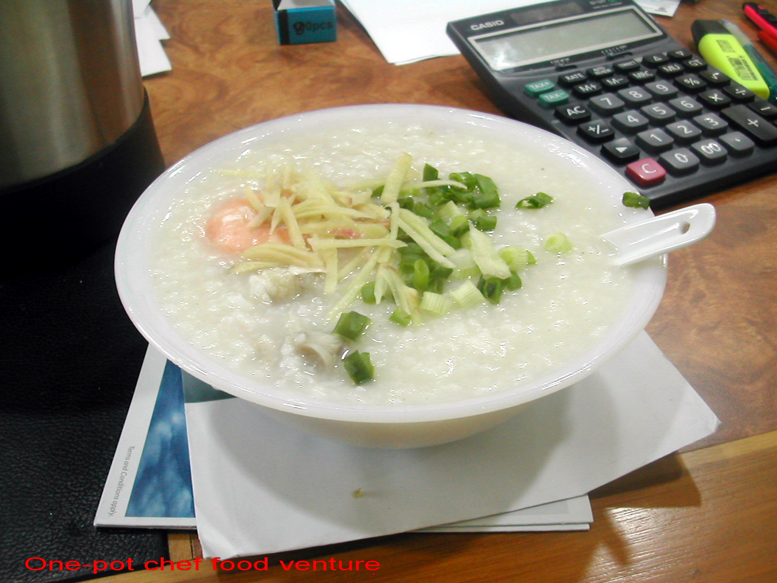 One-pot Chef Food Ventures: Fresh Seafood Porridge