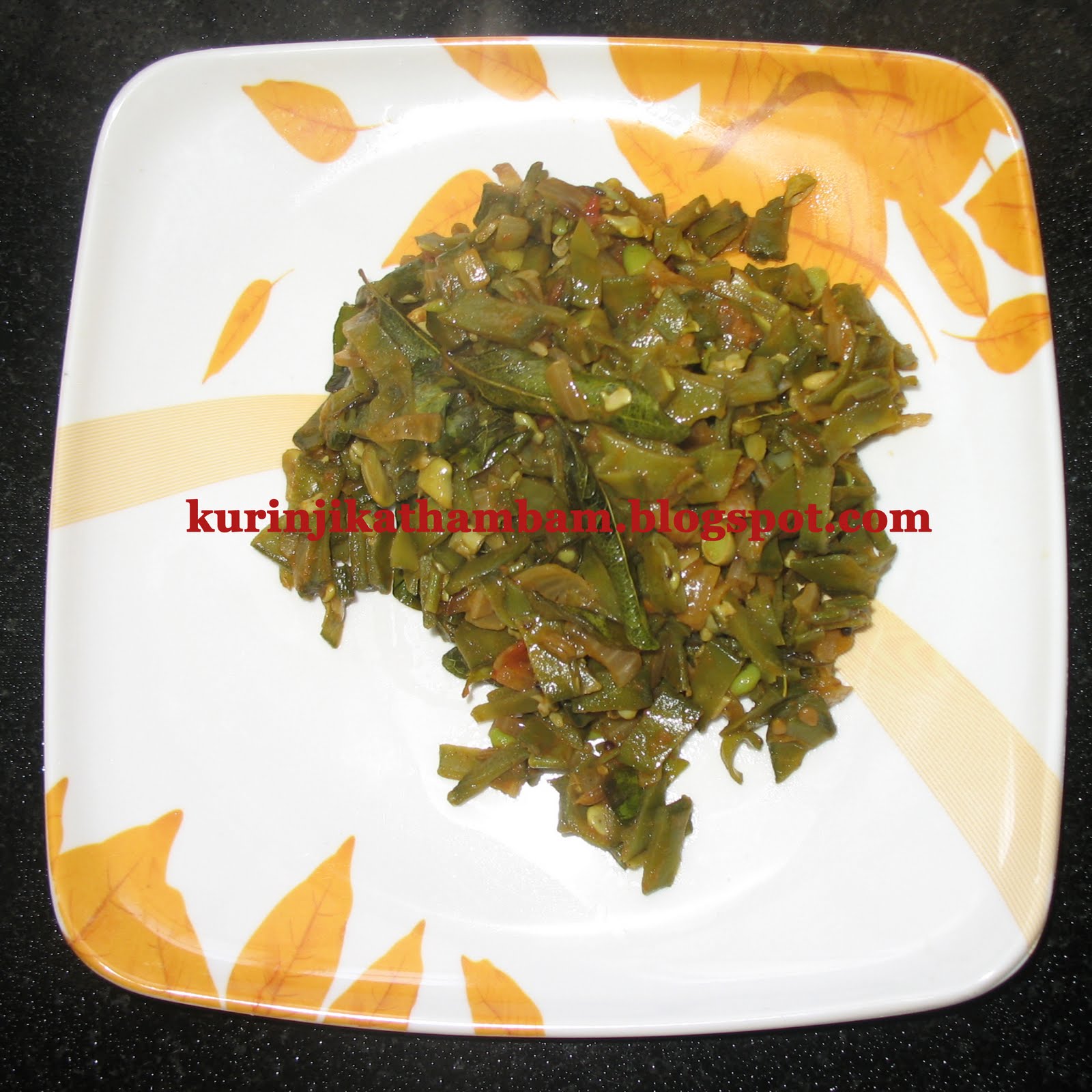 Broad Beans Fry / Avarakkai Poriyal ~ Kurinji Kathambam