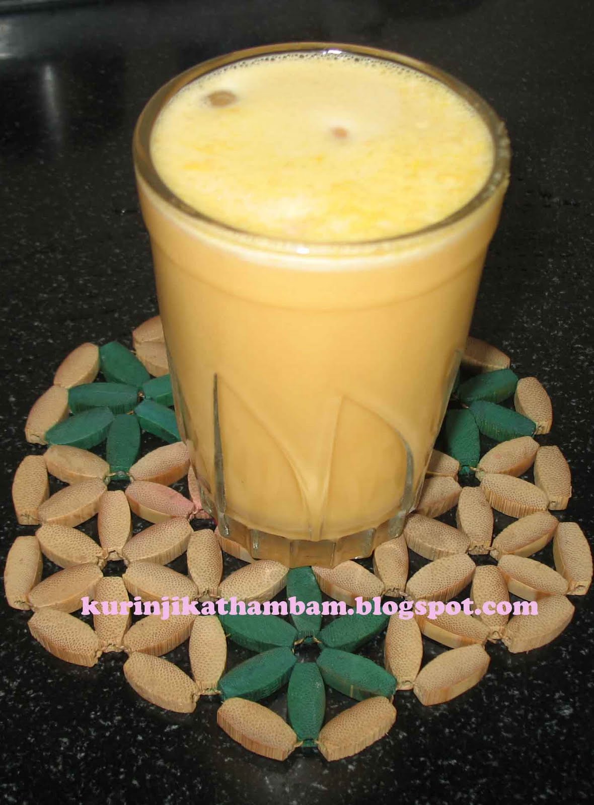 Carrot Milkshake ~ Kurinji Kathambam