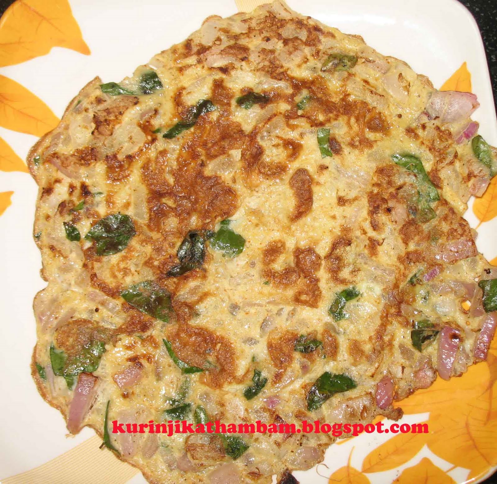 Spicy Egg Omelet ~ Kurinji Kathambam