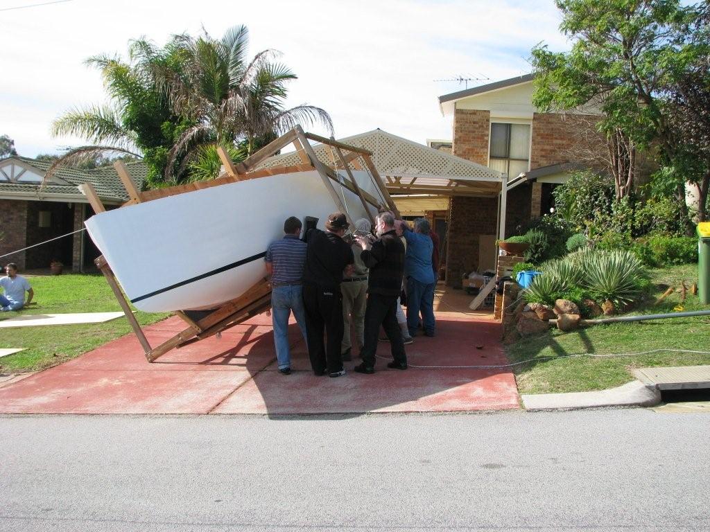 CKD Boats - Roy Mc Bride: Turning one of our boat kits