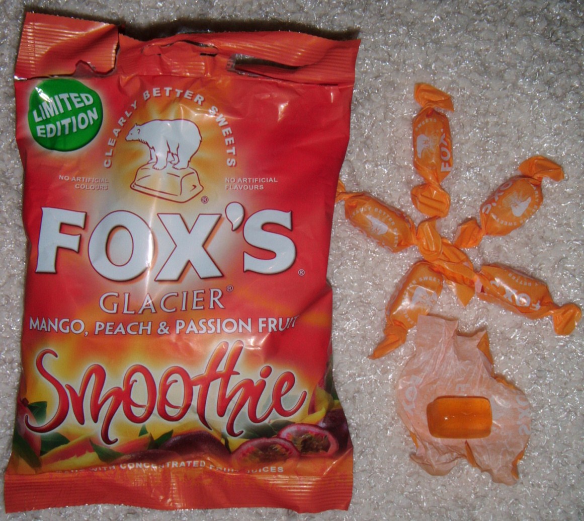 FOODSTUFF FINDS: Fox’s Glacier : Mango, Peach & Passion Fruit Smoothie ...