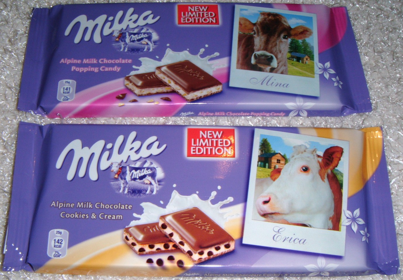 FOODSTUFF FINDS: New UK Milka Bars: Popping Candy and Cookies & Cream ...