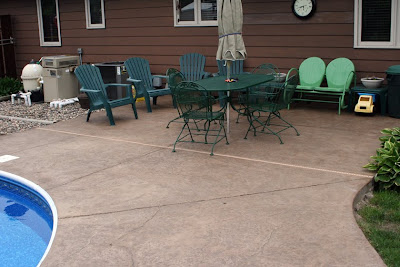 Decorative Concrete - Concrete Arts: Before and After photos of Cottage ...