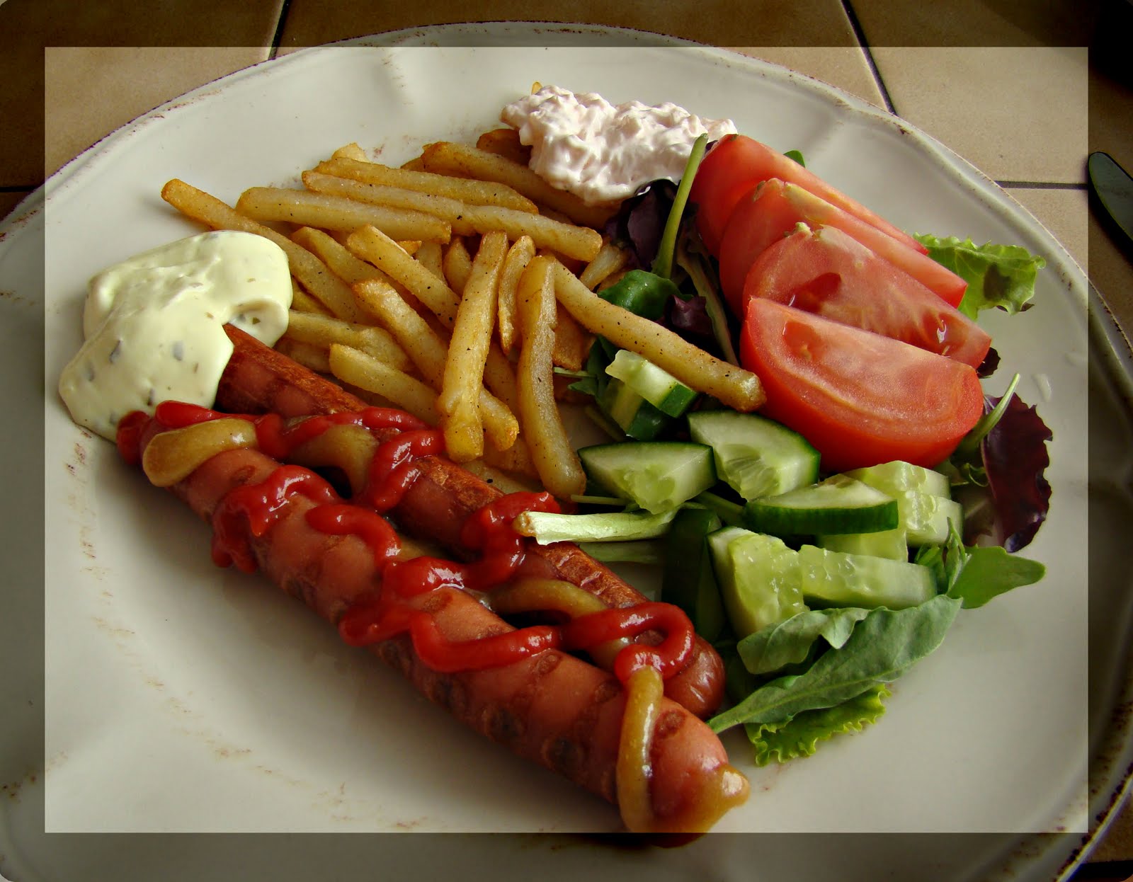 Hannas kokvrå: Korv med pommes frites