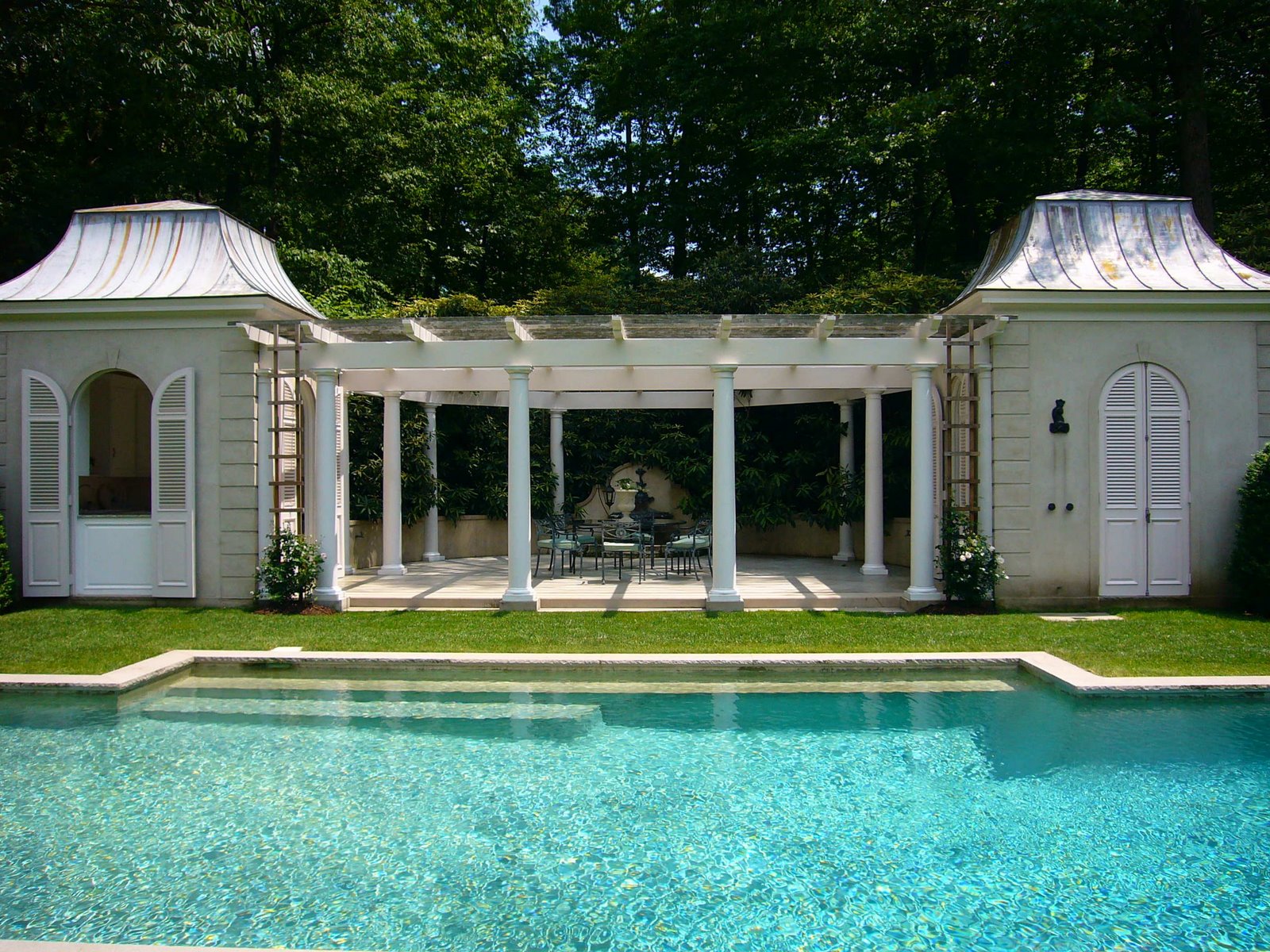 Content in a Cottage: French Norman Manor House Pool and Garden
