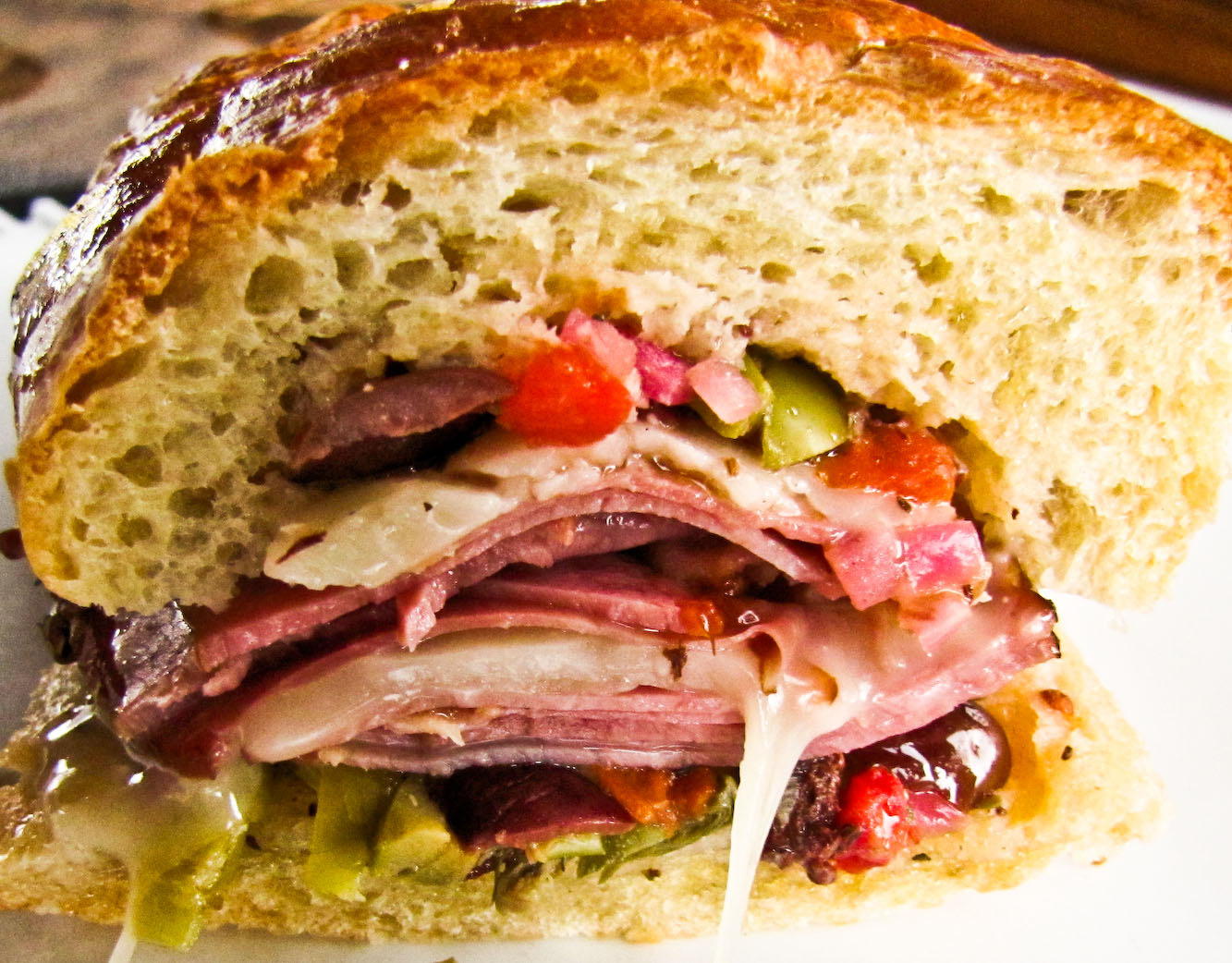 OnTheMove-In the Galley: The Muffuletta Stromboli