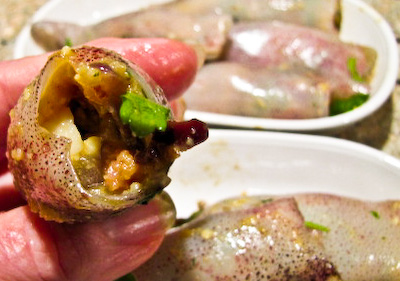 OnTheMove-In the Galley: Savory Stuffed Squid