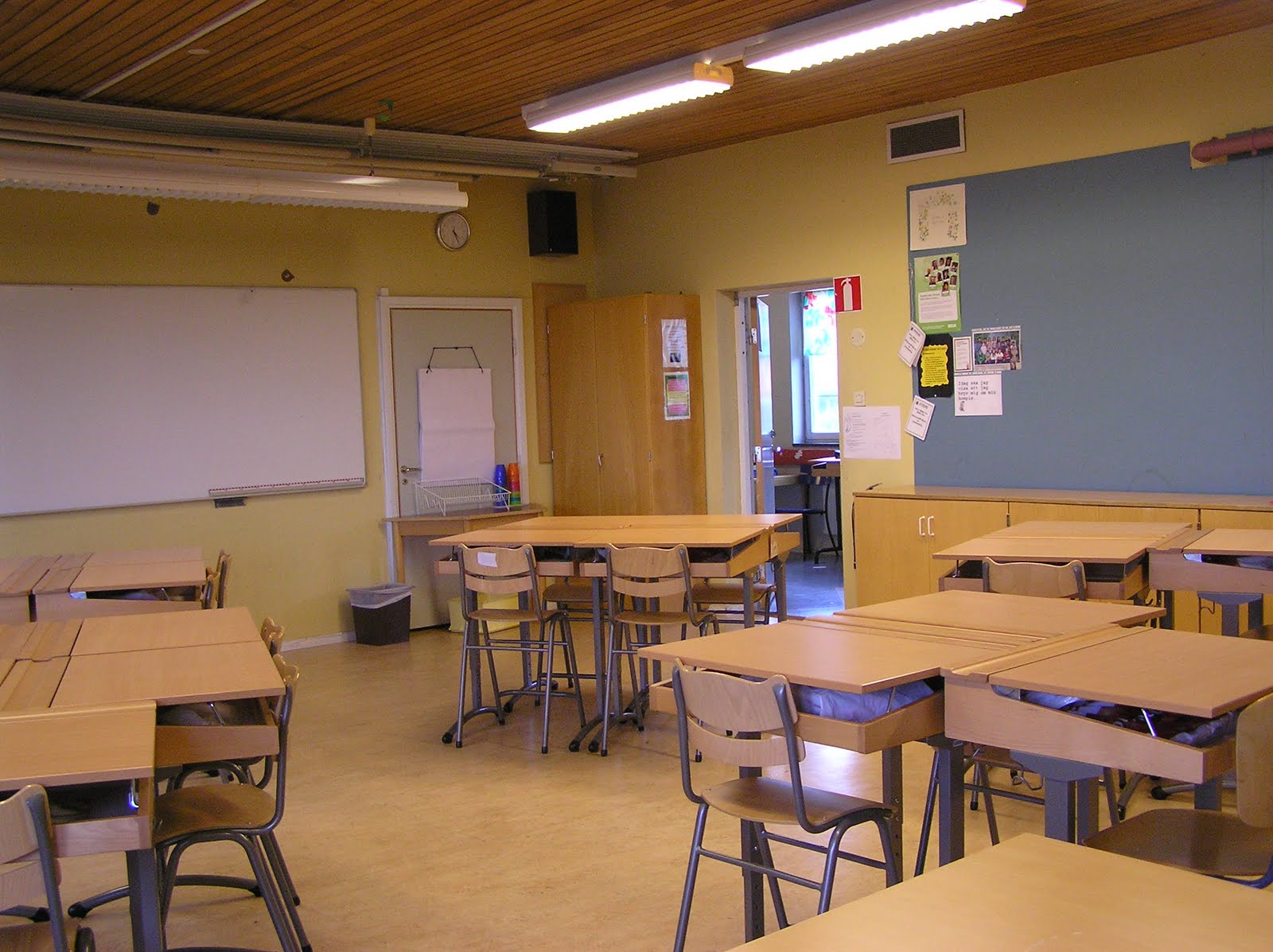 Klass 6A: Nya klassrummet