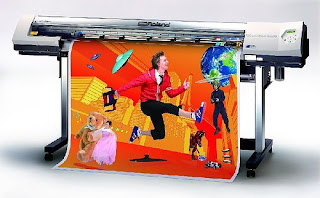 Mesin Cetak Indoor Outdoor dan bahan baku: Mesin Digital Printing