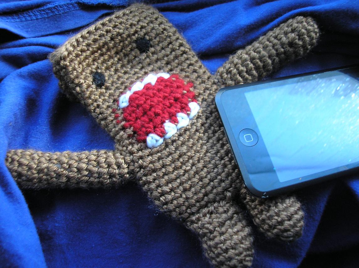 Pixelated Mushroom: Domo Kun IPod Touch Case