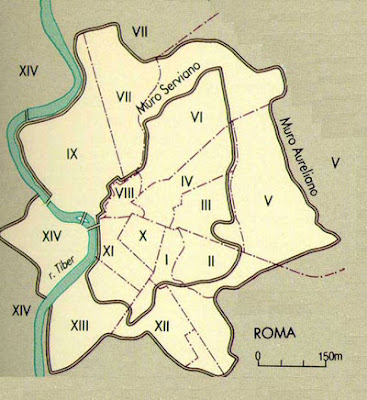 VIAJE: El mapa de la ciudad de Roma