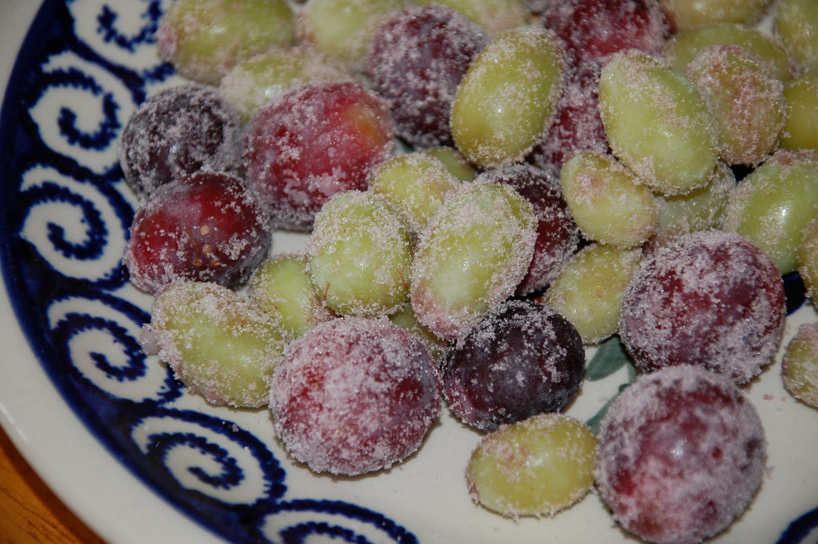 Troop Petrie: Cookies and Cream torte- candied grapes