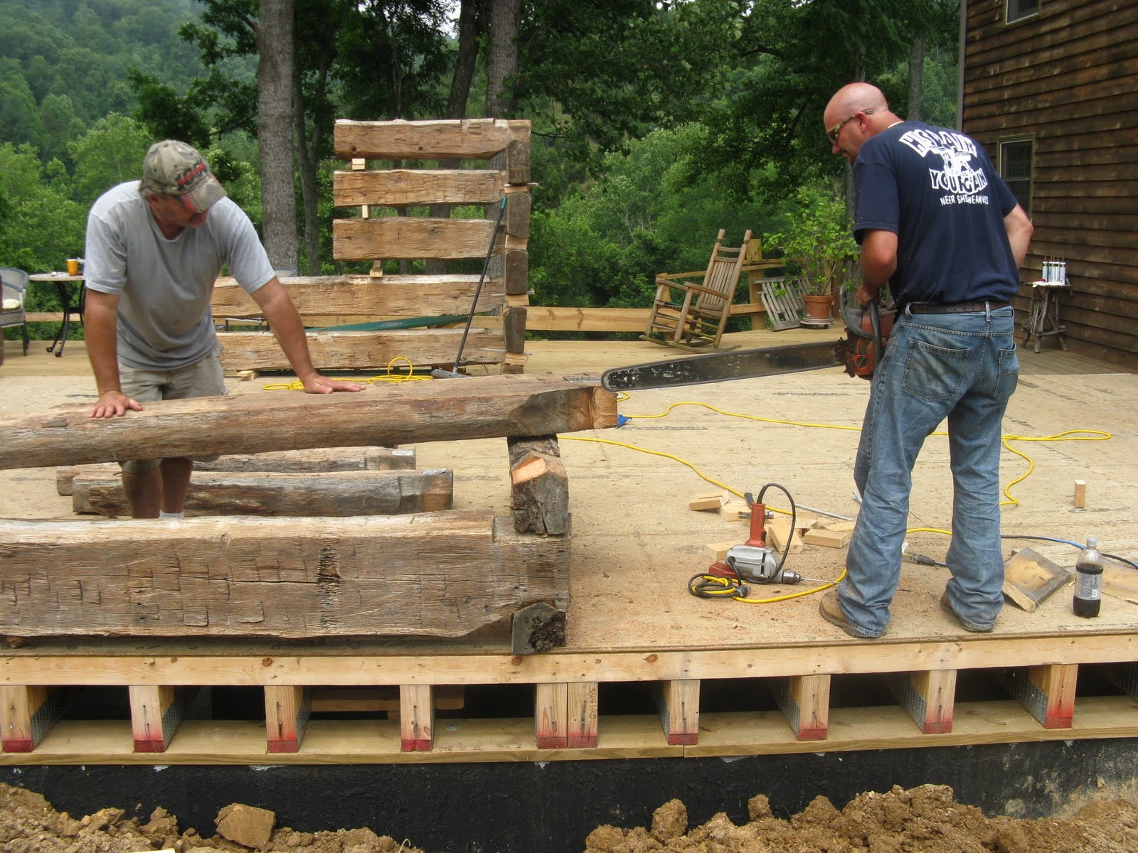 Old Log Cabin Revival: First Floor is Complete and How Things Work