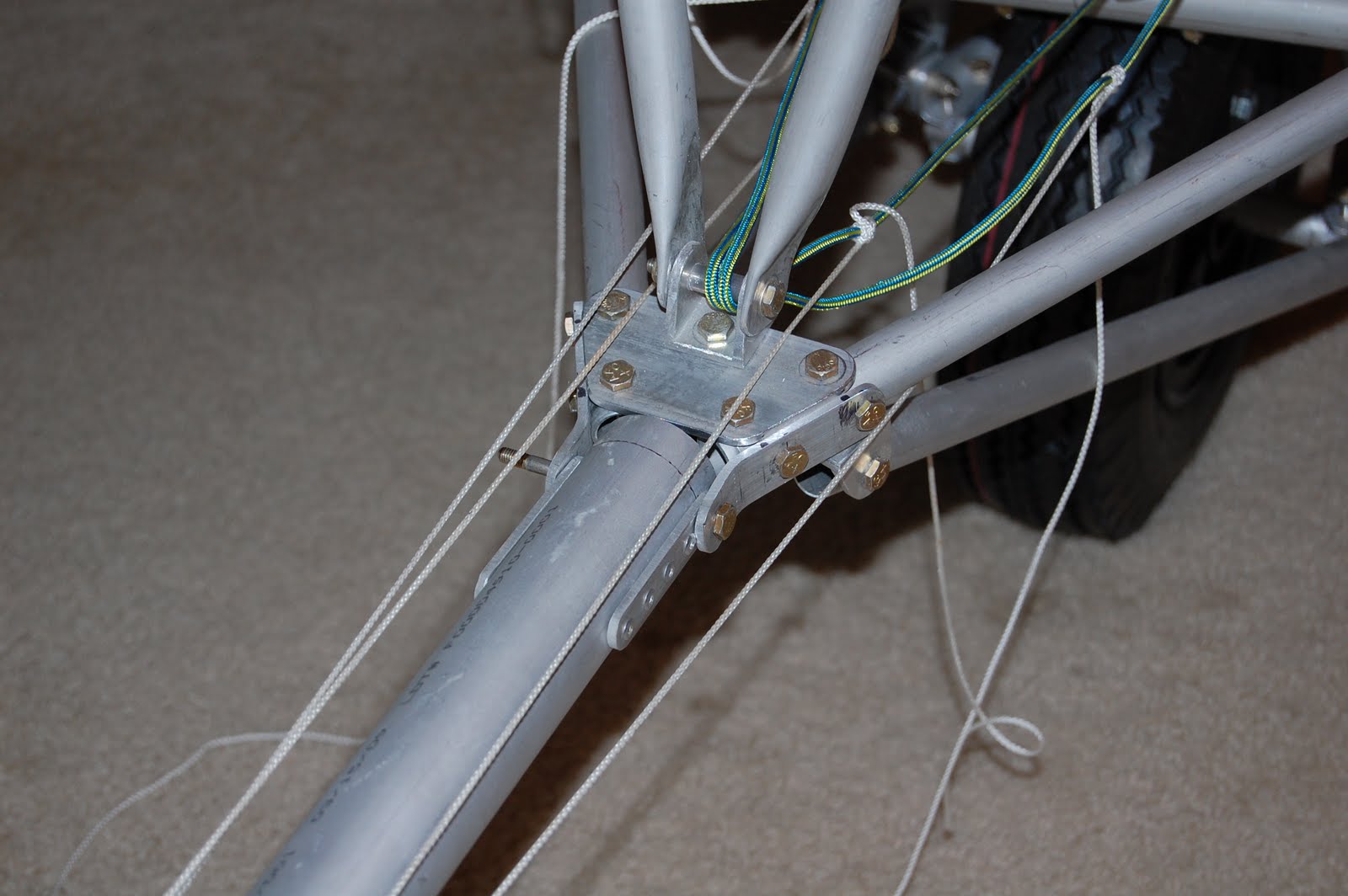 Building adventures of an Ultralight Glider: After camping Goat work