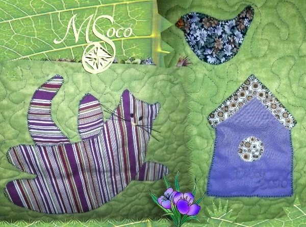 Patchwork Soco: Mantitas Felinas - Rastrillo benéfico