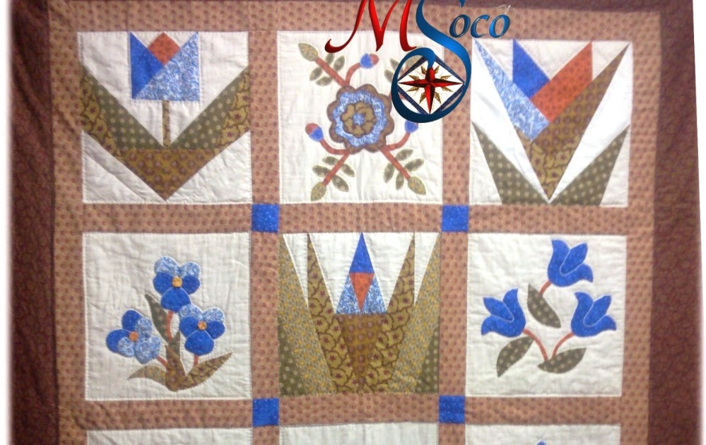 Patchwork Soco: Flores en el dormitorio