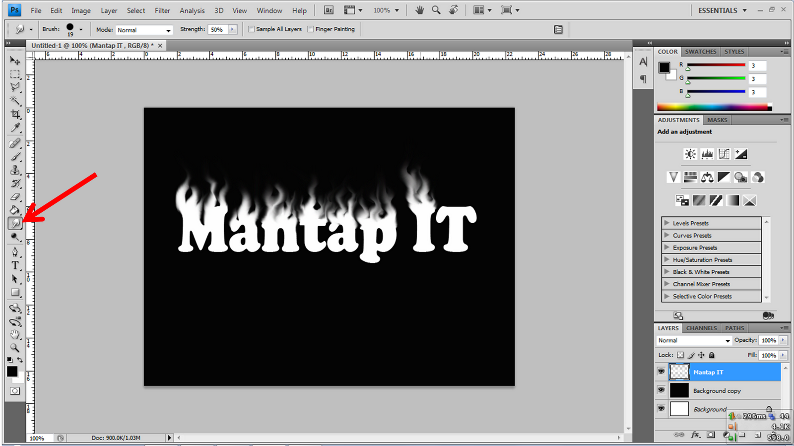 Cara Membuat Effect Api Dengan Photoshop | Mantap IT.com