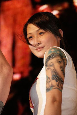 Flower Tattoo Model: Pench Andanar Tattoos