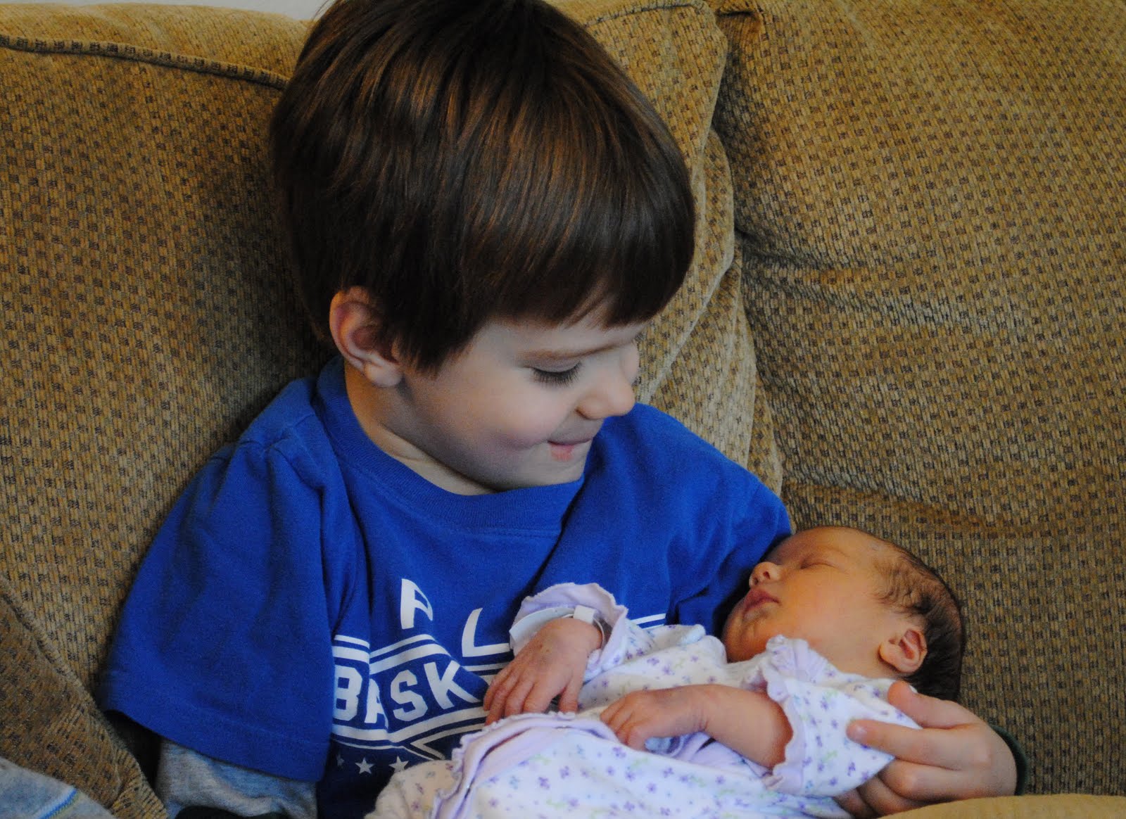 Purdy's Blog: Brothers, bath time and sweet girl