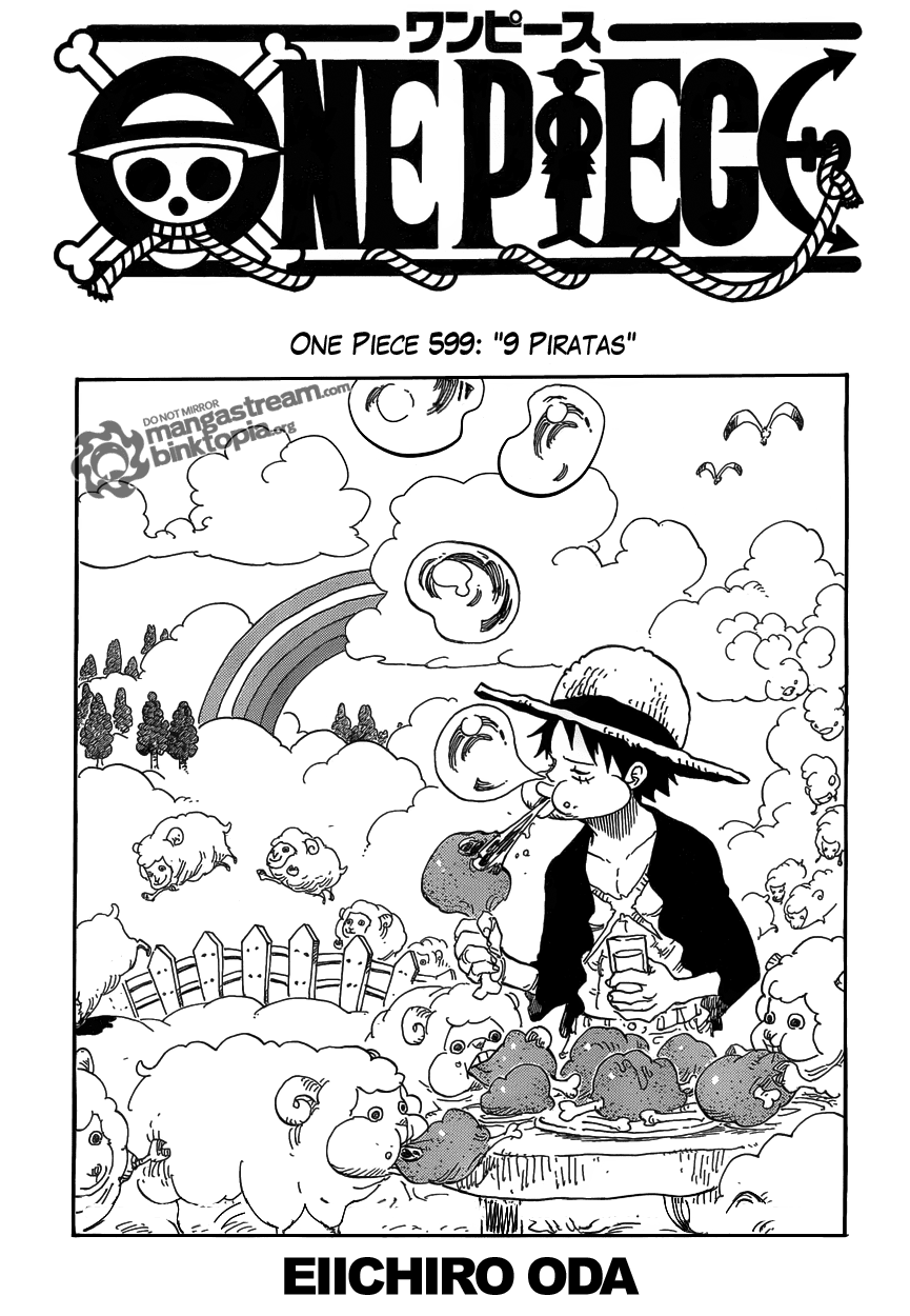 One Piece Capitulo 599 PDF.: Sekai no Tamashii 世界の魂