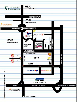 Tim's Tangible Tablet: Subang Square Map