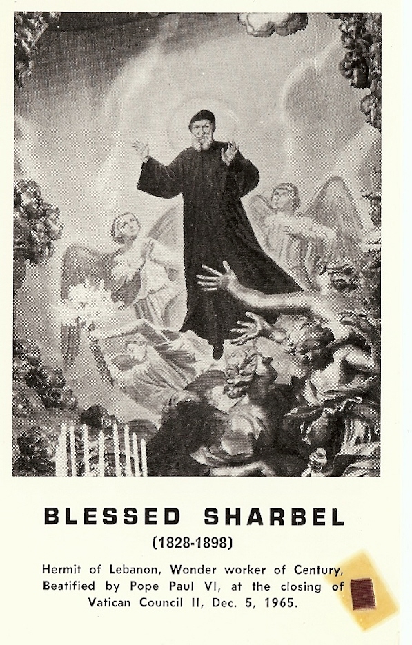 Brian's Spiritual Blog: Post of the Day - St. Sharbel October 21, 2010