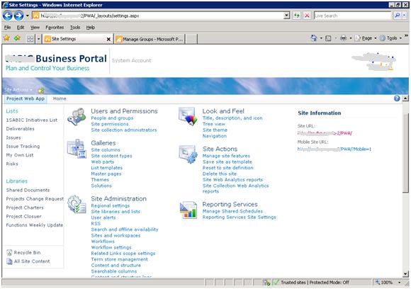 Project Server 2010/2007 Permission Settings ~ All about Enterprise ...