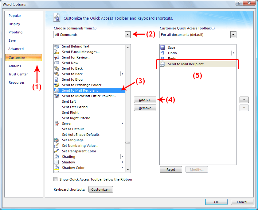 Systems Engineers Journal Send A Document As Email Message Using Word 2007