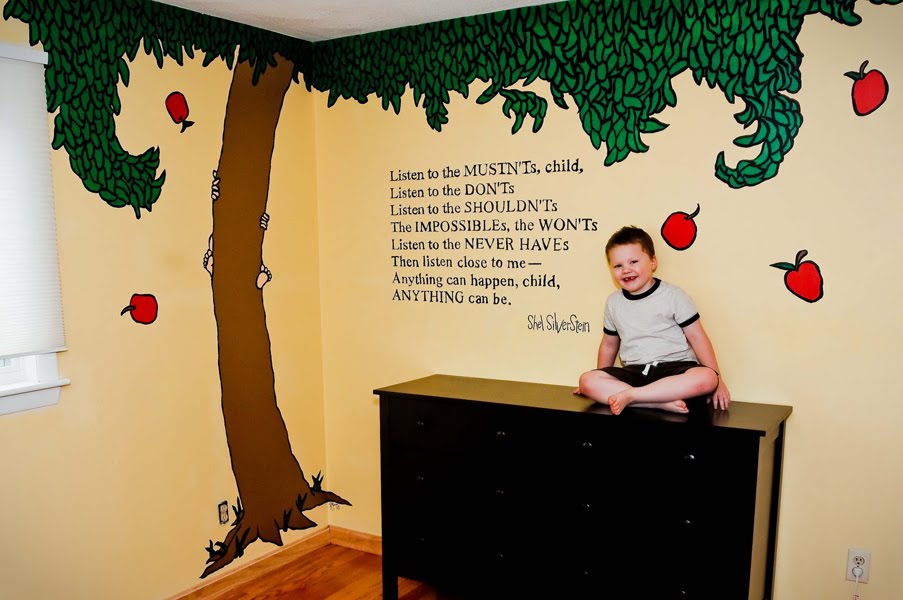 Rebecca Morrison Artspace: SHEL SILVERSTEIN MURAL