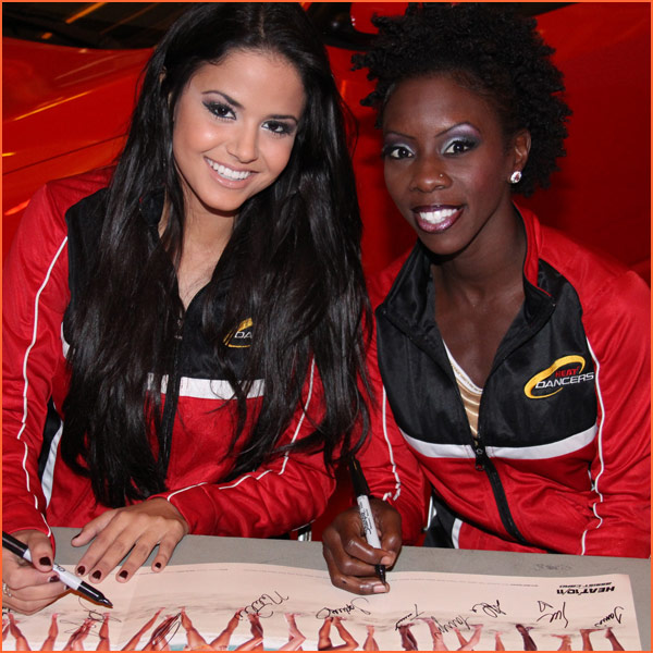 Miami HEAT Dancers Ashley F. and Odaymis - Weekend Babes for 11/20/2010