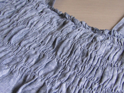 The Haby Goddess: Shirring with a twist