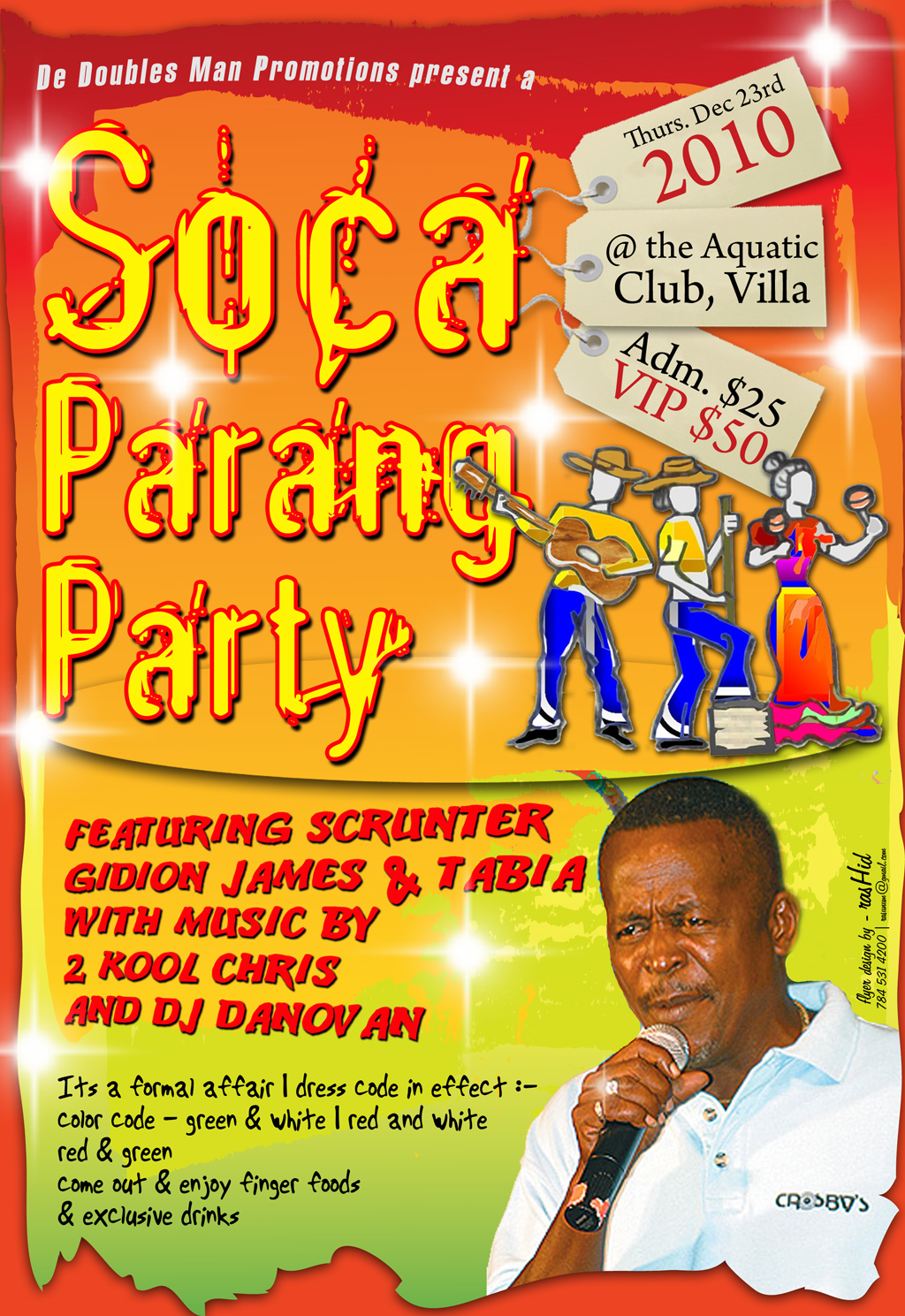 Bonafide Family Blog: Soca Parang Party@the Aquatic