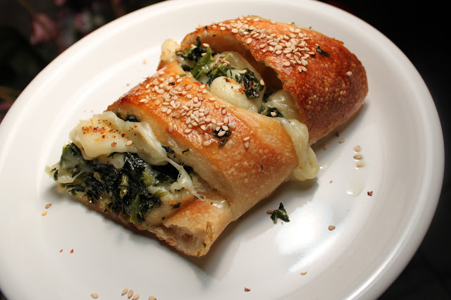 Italian Spinach and Cheese Calzone | What's Cookin' Italian Style Cuisine