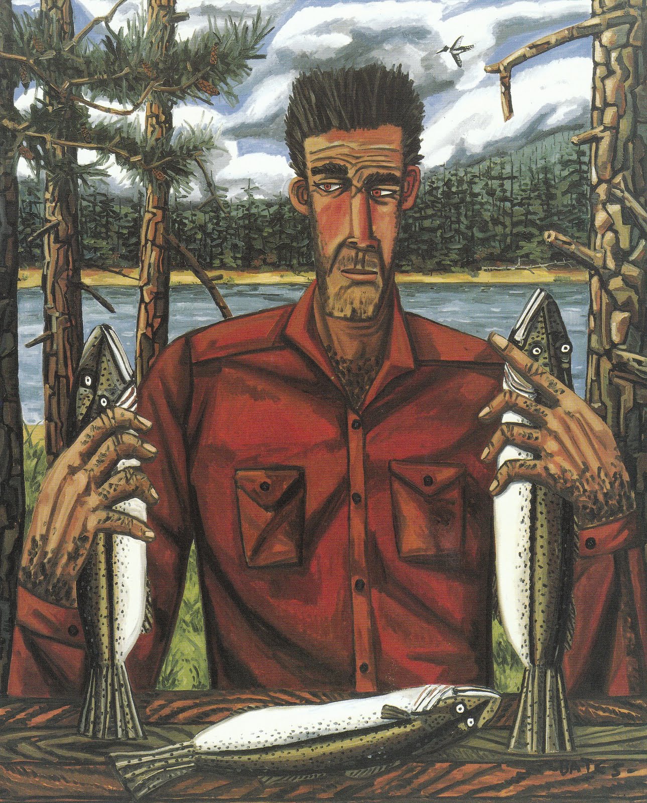 Dull Tool Dim Bulb: David Bates Painter of Paintings Retrospective ...