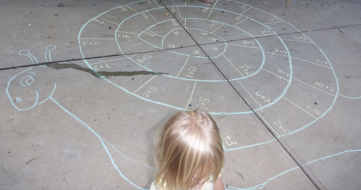 The Homeschool Den: Active Math Games: 1 The Math Snail