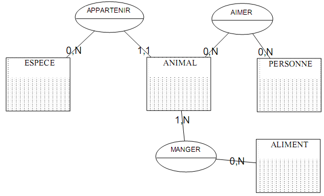 Corrigé Exercices : comprendre les cardinalités | Examens, Exercices ...