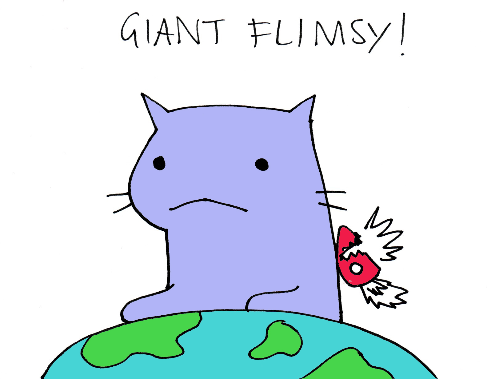 Flimsy the Kitten: Giant Flimsy!