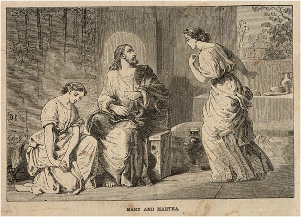 sense of the sacred: Martha and Mary