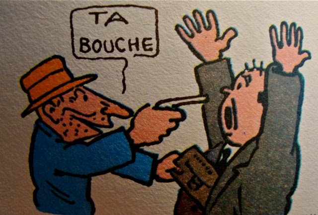 RIVETED: FRENCH CONNECTION ....famous french cartoon from the 20's