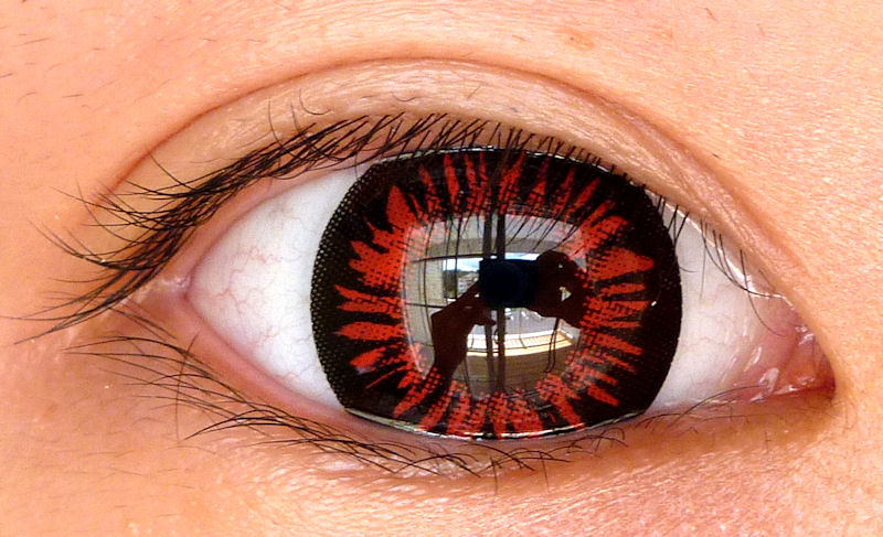 The Makeup Piggy : Circle Lens Review - i.Fairy Ruby Red
