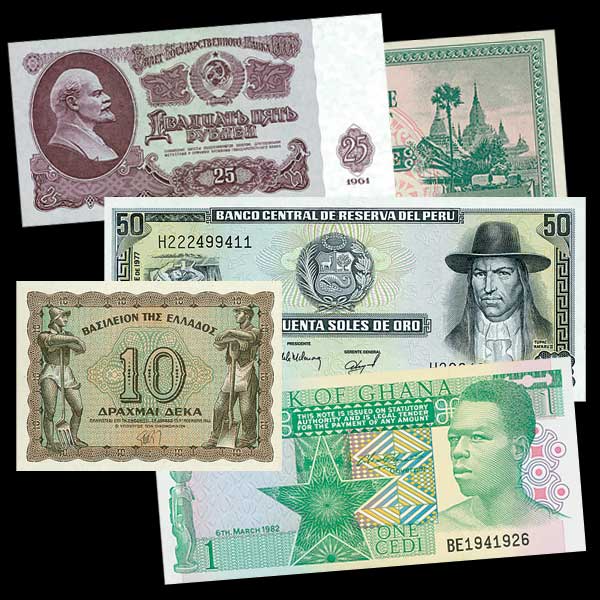 Bills of The World: 50 Banknotes from Around the World
