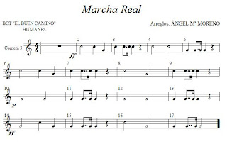 BCTdescargas: Marcha Real ( Partitura )