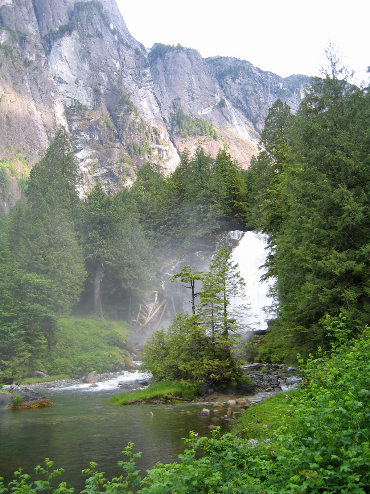 Log of SV Bluerodeo: Chatterbox Falls, Princess Louisa Inlet