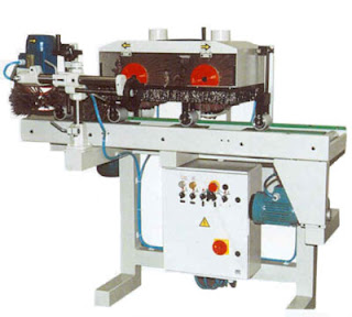Brush Sander From QuickWood: Brush Sanding of Mouldings Made Easy
