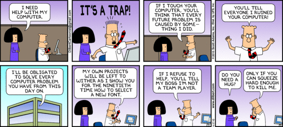 BENNY's RANTS: Dilbert's Tech Support