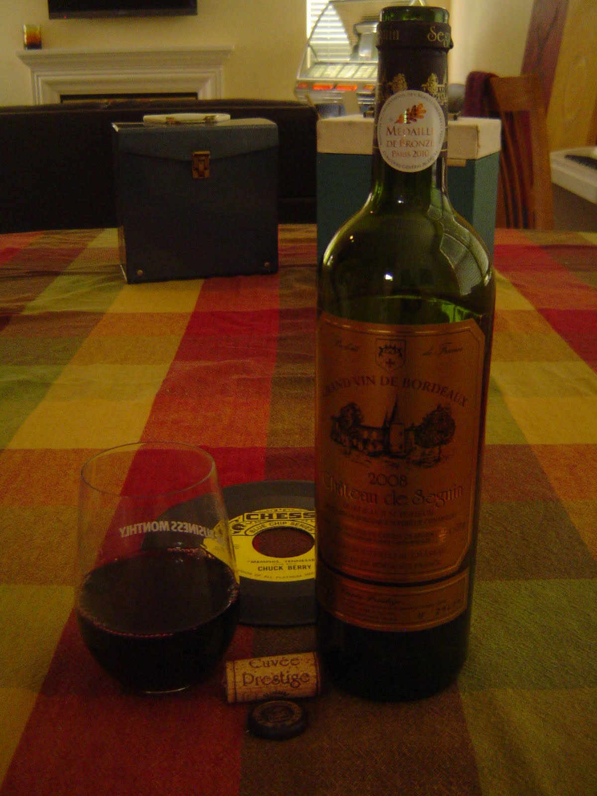 Red Red Wine On A Sunday: 2008 Grand Vin De Bordeaux from the Chateau ...